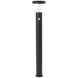 Brilliant LED Au&szlig;en-Stehlampe &raquo;Tulip&laquo; 1 Stk. Warmwei&szlig; LED Au&szlig;enstehleuchte, Solar, 92 cm, 430 lm, 3000 K, Edelstahl, schwarz schwarz &Oslash; 16cm H: 92cm, 1 Stk.