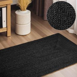Hanse Home Teppich &raquo;Juteteppich Teppich Juno&laquo; rechteckig 9 mm H&ouml;he Jute, Shape, Handgemacht, Wohnzimmerteppich, Naturteppich, Wohnzimmer Jute B : 80cm