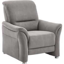 Die PlanBar Sessel &raquo;PP-PF23182, Sitzh&ouml;he 46 cm&laquo; Federkernpolsterung, frei im Raum stellbar grau 100% Polyester Microfaser, B/H/T: 90cm x 96cm x 93cm