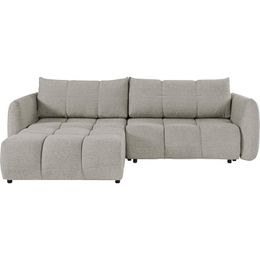 exxpo - sofa fashion Ecksofa &raquo;Livonia, B/T: 260/187, modern & praktisch f&uuml;r kleine R&auml;ume&laquo; Mit Bettfunktion & Bettkasten,hoher Sitzkomfort,inkl. 