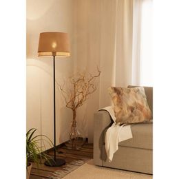 Eglo Stehlampe &raquo;TABLEY Stehlampe, Stahl und Textil, E27, IP20, Wohnzimmerlampe, Lampe&laquo; E27 1 Stk. Stehleuchte, Standlampe, H153 x &Oslash;38 cm, schwarz, 
