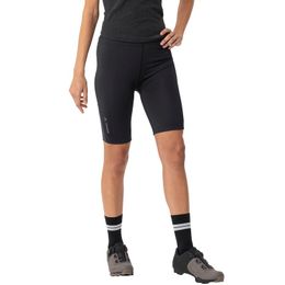 Vaude Damen Vaude Fahrradhose &raquo;WOMEN'S MATERA TIGHTS II&laquo; mit Sitzpolsterung, mit Rei&szlig;verschluss, aus elastischem Polyester schwarz 42, N-Gr