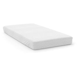 SETEX Bettlaken &raquo;Frottee&laquo; kuschelig weiches Qualit&auml;ts-Spannbetttuch mit elastischem Gummizug wei&szlig; Frottee, Obermaterial: 80% Baumwolle, 20% Polyester 