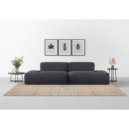 Trendmanufaktur Big-Sofa &raquo;Braga, toller Sitzkomfort, Designsofa&laquo; in moderner Optik, mit hochwertigem Kaltschaum grau 92% Polyester, 8% Nylon B/H/T: 
