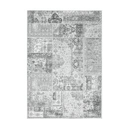 Kayoom Teppich &raquo;Visionary 130&laquo; rechteckig 8 mm H&ouml;he Kurzflor, Vintage, Patchwork Muster, Modernes Muster Polyester B : 120cm 1 Stk., 8mm, L: 170cm