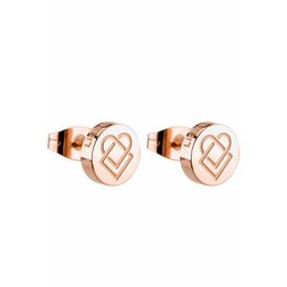 Liebeskind Berlin Damen Paar Ohrstecker &raquo;Keep loving&laquo; 8mm, Edelstahl