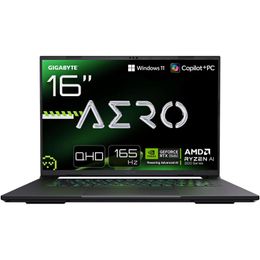 Gigabyte Gaming-Notebook &raquo;Aero X16 1WH93DEC64AH&laquo; 40,64 cm / 16 &prime;&prime; AMD Ryzen AI 7 GeForce RTX 5070 1.000 GB SSD grau