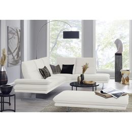 W.Schillig Ecksofa &raquo;broadway, Designsofa, toller Sitzkomfort, zeitlos, elegant, L-Form&laquo; Sitztiefenverstellung, Kopfteil- & Seitenteilverstellung, 