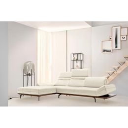 Creation BY ROLF BENZ Ecksofa &raquo;CR.420, Designecksofa, bequem, verstellbare R&uuml;ckenlehne, L-Form&laquo; in 2 Qualit&auml;ten, Holzrahmen in Eiche Natur oder 