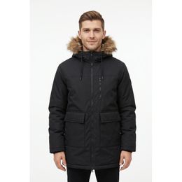 Jack & Jones Jack & Jones Herren Bomberjacke &raquo;JJCHARLIE DETACHABLE FAUX FUR BOMBER&laquo; mit Kapuze schwarz L