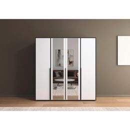 Rauch Dreht&uuml;renschrank &raquo;Kleiderschrank Schrank Garderobe W&auml;scheschrank NAGATA mit Spiegel&laquo; in 3 verschiedenen Ausstattungen BASIC/CLASSIC/PREMIUM, und