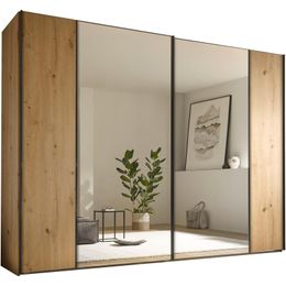 STAUD Schwebet&uuml;renschrank &raquo;Sonett 120 G, Made in Germany&laquo; mit vier verschiedenen Ausstattungsvarianten Holzwerkstoff Artisan Eiche, B/H/T: 270cm x 