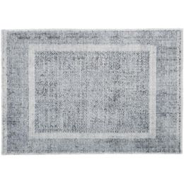 barbara becker Fu&szlig;matte &raquo;Square BB, Made in Belgium&laquo; rechteckig 10 mm H&ouml;he Schmutzfangmatte, auch als L&auml;ufergr&ouml;&szlig;e erh&auml;ltlich silber Polyamid B : 67cm 1 Stk., 10mm, L