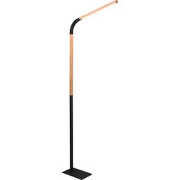 Trio Leuchten LED Stehlampe &raquo;NORRIS, Stehleuchte mit Fu&szlig;dimmer und Flexarm, Leseleuchte H. 140cm&laquo; LED-Board 1 Stk. Warmwei&szlig; 11W 1400 Lumen warmwei&szlig;e 