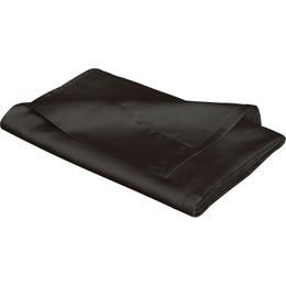 Fleuresse Betttuch &raquo;Colours&laquo; offenes Bettlaken schwarz Mako-Satin, Obermaterial: 100% Baumwolle B/L: 160cm x 260cm, 1 Stk., Mako-Satin, 160x260 15cm