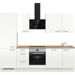 Nobilia K&uuml;chenzeile &raquo;"Laser II", NEU: individuell anpassbar mit gratis Profi-Beratung&laquo; vormontiert, 270 cm breit, optional mit verschiedenen E‐Ger&auml;te-