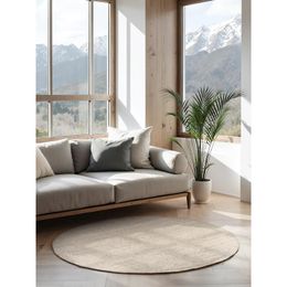 Hanse Home Teppich &raquo;Jaipur Juteteppich, als L&auml;ufer und in Rund&laquo; rund 10 mm H&ouml;he 100% Naturfaser, Wohnzimmer, Esszimmer, Schlafzimmer, GRS beige Jute &Oslash;