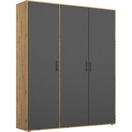Rauch Kleiderschrank &raquo;VOYAGER Garderobe W&auml;scheschrank Schlafzimmer&laquo; in 3 verschiedenen Ausstattungen BASIC/CLASSIC/PREMIUM, mit 2 modernen 