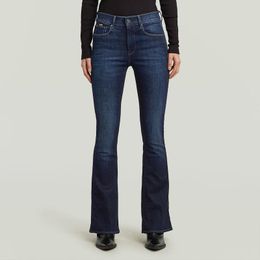 G-Star Raw G-Star Damen G-STAR Bootcut-Jeans &raquo;3301 Flare Wmn&laquo; aus Stretch-Denim blau 26, L&auml;nge 34