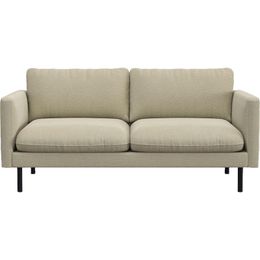 FLEXLUX 3-Sitzer &raquo;Bolzano&laquo; Sitzaufbau mit Kaltschaum & Stahl-Wellen, loose Sitz -& R&uuml;ckenkissen beige 100% Polyester B/H/T: 174cm x 61cm x 90cm, 