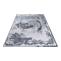 Obsession Teppich &raquo;My Tampa 134&laquo; rechteckig 3 mm H&ouml;he bedruckt, modernes Design, waschbar grau Polyester B : 120cm 1 Stk., 3mm, L: 170cm