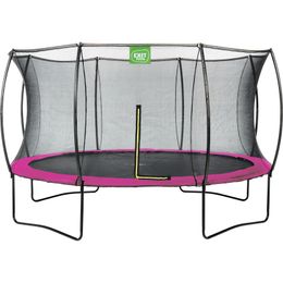 EXIT Gartentrampolin &raquo;Silhouette&laquo; &Oslash; 366 cm mit Sicherheitsnetz rosa &Oslash; 366cm
