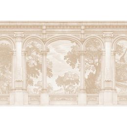 Livingwalls living walls Fototapete &raquo;Walls by Patel Roma&laquo; glatt Vlies, Wand beige Vlies B/L: 4m x 2,7m