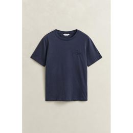 Gant Damen T-Shirt &raquo;REGULAR TONAL GRAPHIC T-SHIRT&laquo; Regular fit mit Rundhalsausschnitt blau M