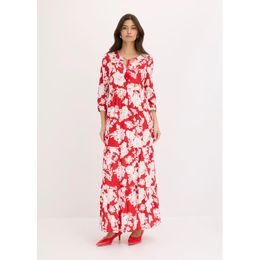 bonprix Damen bonprix Maxikleid f&uuml;r Fr&uuml;hling und Sommer, aus Viskose, ausgestellte Passform 46, N-Gr