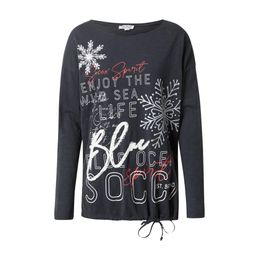 SOCCX Shirt 'Into The Blue' female size S marine blue / Red / White