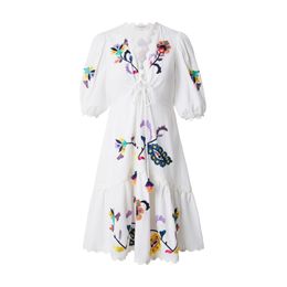 Derhy Kleid 'GRACILE' Damen Gr&ouml;&szlig;e 40 dunkelblau / gelb / mandarine / wei&szlig; Sommerkleid