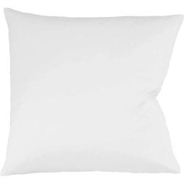 Fleuresse Kissenbezug &raquo;Colours Mako Satin, 100% Baumwolle, mit Rei&szlig;verschluss&laquo; Mako Satin, gl&auml;nzend, glatt, Premium Qualit&auml;t wei&szlig; Mako-Satin, Mako-