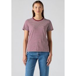Levi's Levi's Damen T-Shirt &raquo;PERFECT TEE&laquo; mit kleiner Logo-Stickerei rot XS (34)