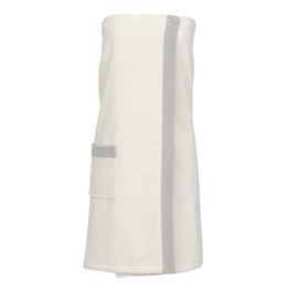 Carl Ross Sarong &raquo;80100&laquo; 1 Stk. wei&szlig; Frottier 80/140