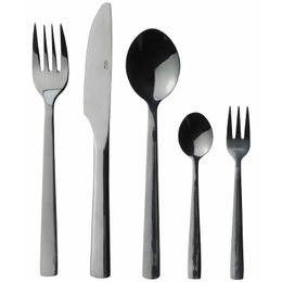 aida RAW Besteck-Set &raquo;RAW&laquo; PVD-beschichtete Oberfl&auml;che schwarz Edelstahl 60 Stk.