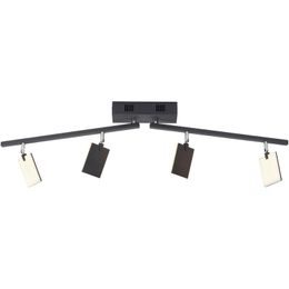 Neuhaus PURE LED Deckenleuchte &raquo;PURE Mira&laquo; LED-Board 1 Stk. warmwei&szlig; - kaltwei&szlig; Dimmbar &uuml;ber Fernbedienung, CCT, Spotk&ouml;pfe verstellbar 4, H: 11,5cm, 1