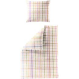 Bierbaum Bettw&auml;sche &raquo;Bettw&auml;sche 5331&laquo; 2 Mako-Satin, 100 % Baumwolle, pflegeleicht, seidig gl&auml;nzend Mako-Satin, Obermaterial: 100% Baumwolle B/L: 135cm