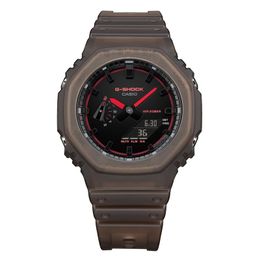Casio G-Shock Herren Casio G-SHOCK Chronograph Quarzuhr, Armbanduhr, Herrenuhr, analog, digital braun Einheitsgr&ouml;&szlig;e
