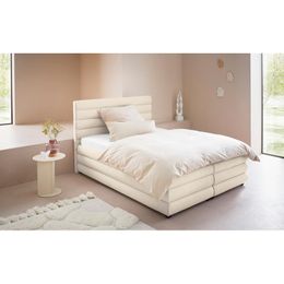 LeGer Home by Lena Gercke Polsterbett &raquo;Maylis&laquo; wahlweise mit und ohne Matratze und Lattenrost, auch in 200cm Breite beige 100% Polyester Liegefl&auml;che 