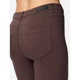 Pieces Damen Jeggings "PCHIGHSKIN WEAR JEGGINGS"hot fudge, Gr. M, unifarben, Web, Obermaterial: 77% Viskose, 20% Nylon, 3% Elasthan, Hosen,