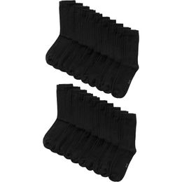 bonprix Herren bonprix Socken Packung, 20 Paar tlg. schwarz 35-38