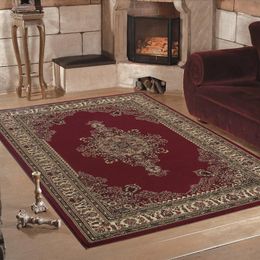 Ayyildiz Teppiche Teppich &raquo;Marrakesh 297&laquo; rechteckig 12 mm H&ouml;he Kurzflor, Orient-Optik, Webteppich, Wohnzimmer rot Kunstfaser B : 80cm 1 Stk., 12mm, L: 150cm