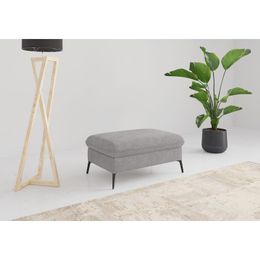 Sit & More sit&more Polsterhocker &raquo;Emely&laquo; mit praktischen Stauraum grau 100% Polyester B/H/T: 104cm x 47cm x 69cm, Flachgewebe,mit Stauraum