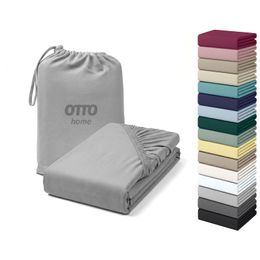 OTTO home Spannbettlaken &raquo;Cremona f&uuml;r Matratzen bis 30 cm H&ouml;he&laquo; NEU! 96% Baumwolle & 4% Elasthan, in Basic, Komfort & Premium Qualit&auml;t Zwirn-Jersey (
