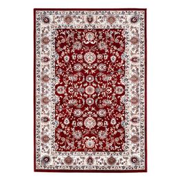 Kayoom Teppich &raquo;Safa 751&laquo; rechteckig 15 mm H&ouml;he Kurzflor, Orient, Deko, Fu&szlig;bodenheizungsgeeignet, Wohnzimmer rot Polyester B : 120cm 1 Stk., 15mm, L: 170cm