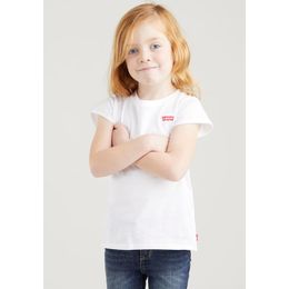 Levi's Kids M&auml;dchen Levi's Kids T-Shirt &raquo;LVG BATWING CHEST HIT TEE&laquo; mit Logo Print for GIRLS wei&szlig; 10/140