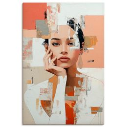 Artland Wandbild &raquo;Blick im Fragment&laquo; Bilder von Frauen 1 Stk. tlg. als Alubild, Leinwandbild, Poster, Wandaufkleber in verschied. Gr&ouml;&szlig;en Leinwand B/H/T: 20cm 