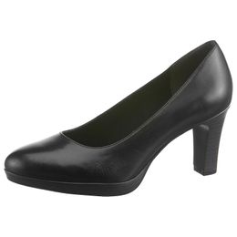 Tamaris Damen Pumps &raquo;Zealot&laquo; eleganter Pumps mit Trichterabsatz, Festtagsschuh in klassischer Linie schwarz 40