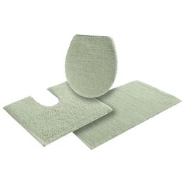 OTTO home Badematte &raquo;Vanessa, Badvorleger, Badezimmer Teppich&laquo; H&ouml;he 10 mm rutschhemmend beschichtet fu&szlig;bodenheizungsgeeignet schnell trocknend 