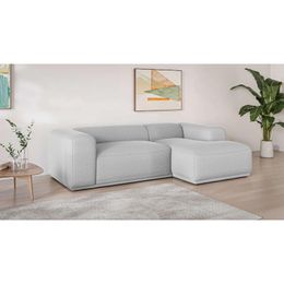 s.Oliver Ecksofa &raquo;EMMERIK Designersofa, L-Form mit Wellenfederung, B/T/H: 260/155/73 cm&laquo; hoher Sitzkomfort, gem&uuml;tlich und modern, auch in Cord grau 